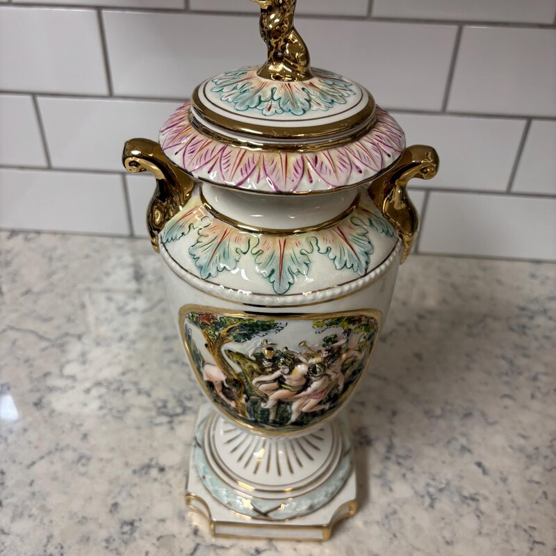 Capodimonte Urn - Etsy
