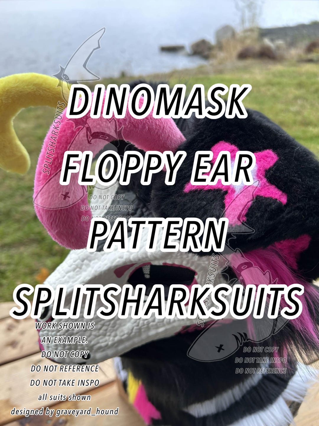 Dinomask Floppy Ear Pattern / Small Floppy Ear Pattern ...