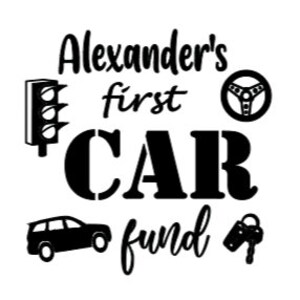 Car Fund Bank, First Car, New Car, Personalized, Memories, Shadow Box ...