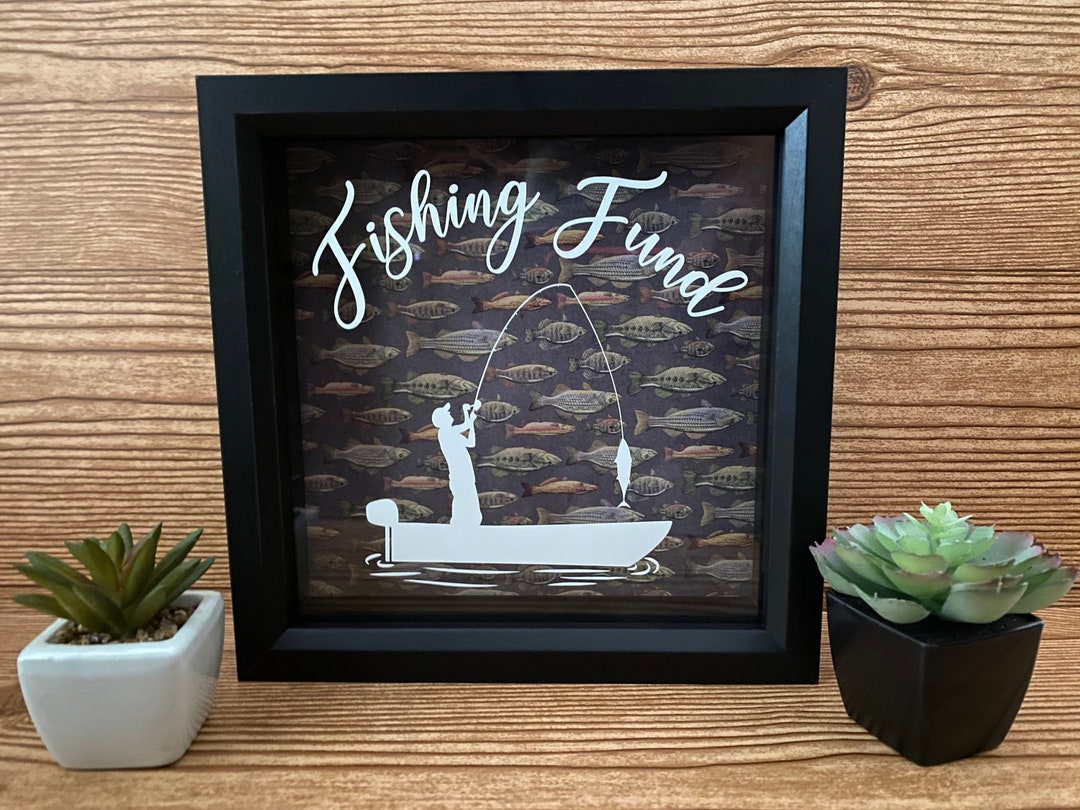 Fishing Fund Bank, Holidays, Vacation, Personalize, Shadow Box, Travel ...