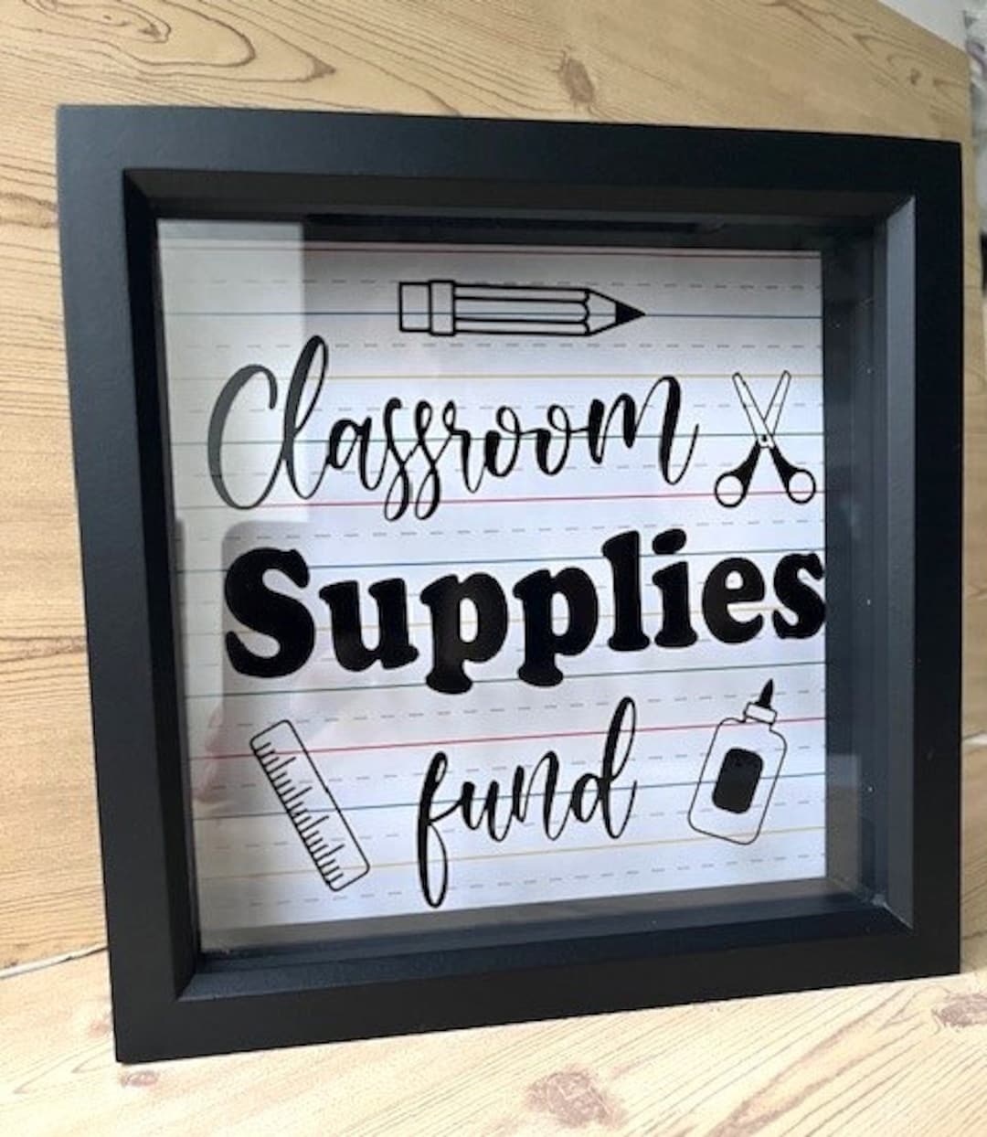 Teacher Classroom Supplies Fund Bank, School, Teacher Appreciation ...