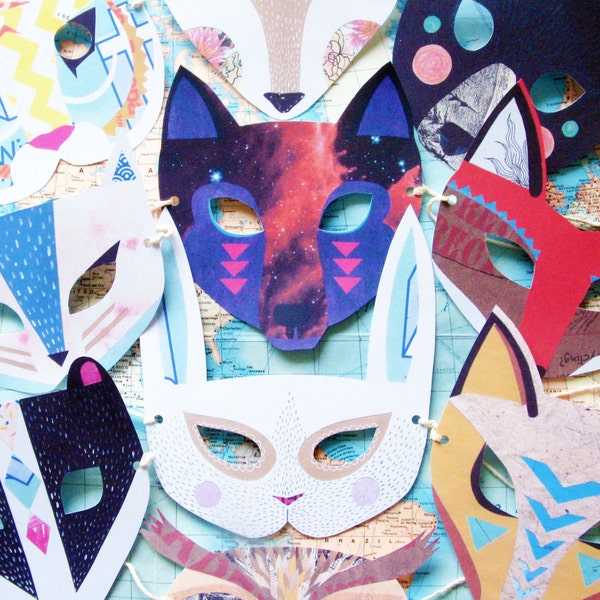 Paper Animal Mask - Etsy