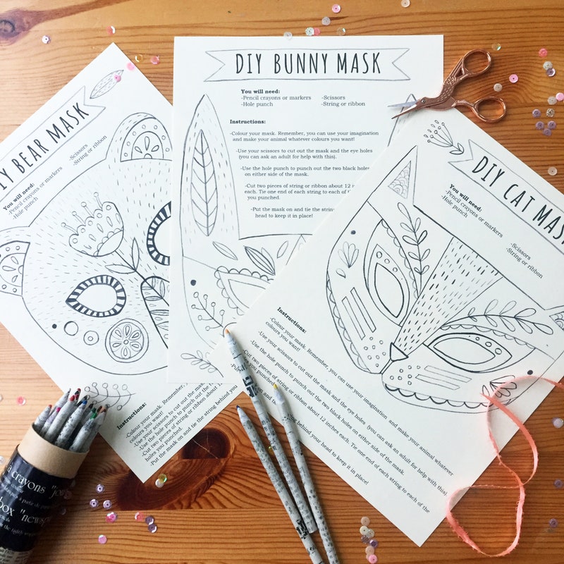 Printable Mask - Etsy