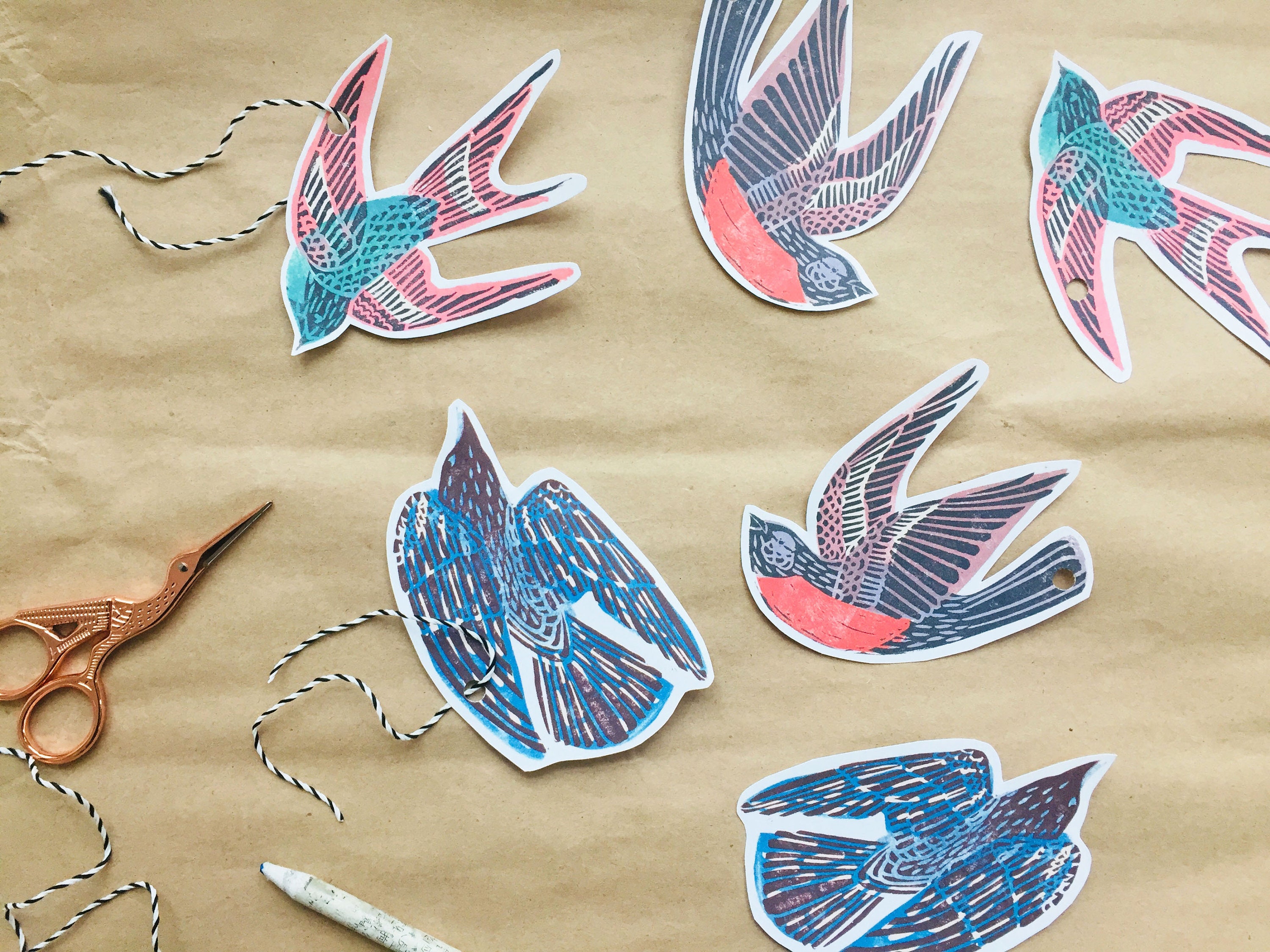 Printable Bird Gift Tags - Etsy