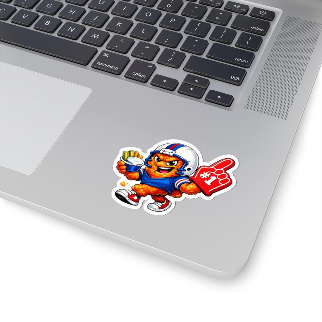 Buffalo Wing Foam Finger #1 Sticker | Kiss-cut Sticker - Etsy