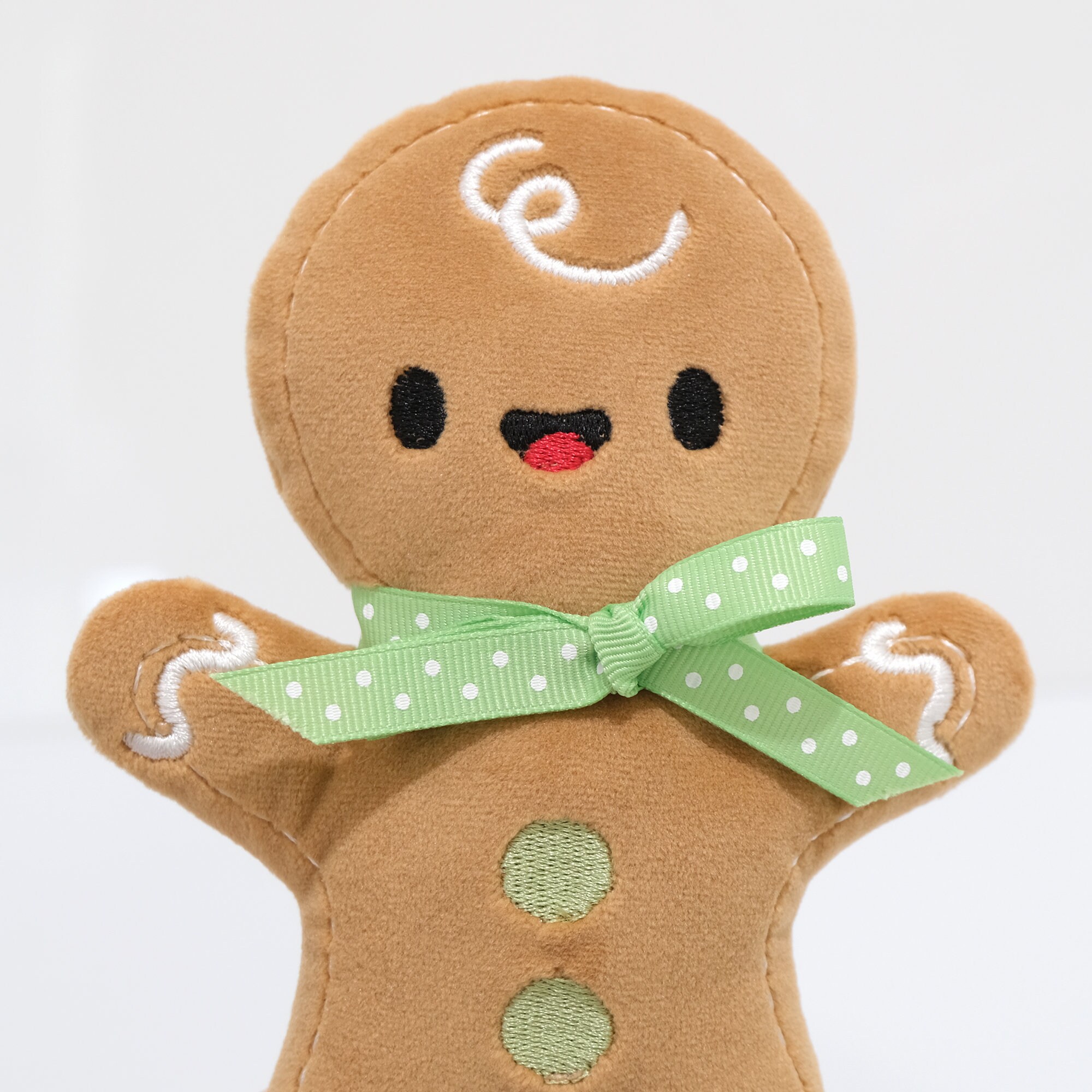 Gingerbread Man Plush Christmas Plushie Stuffed Toy Stocking Stuffer ...