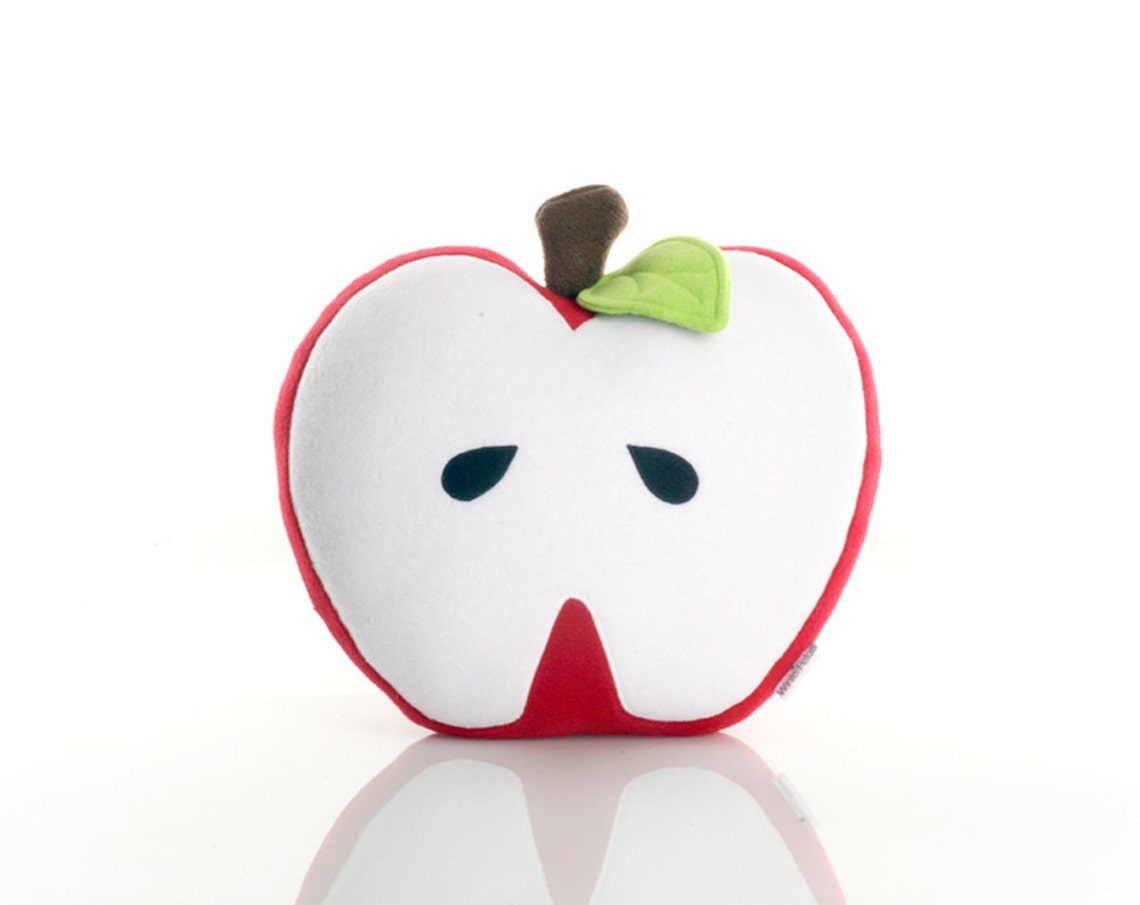 Decorative Pillow - Apple Pillow - Etsy