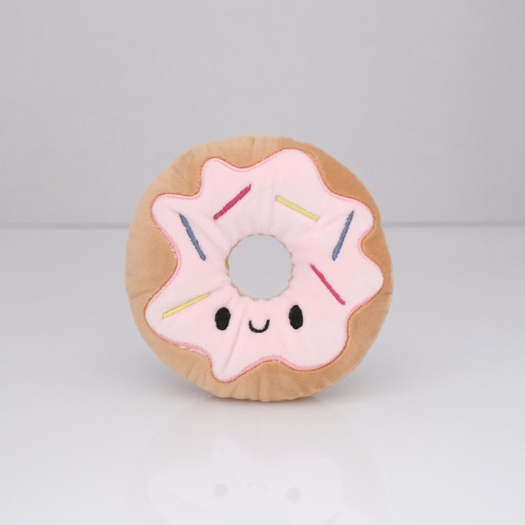 Donut Plush Prototype A – Handmade Sweet Plushie, Soft Treat Decor ...