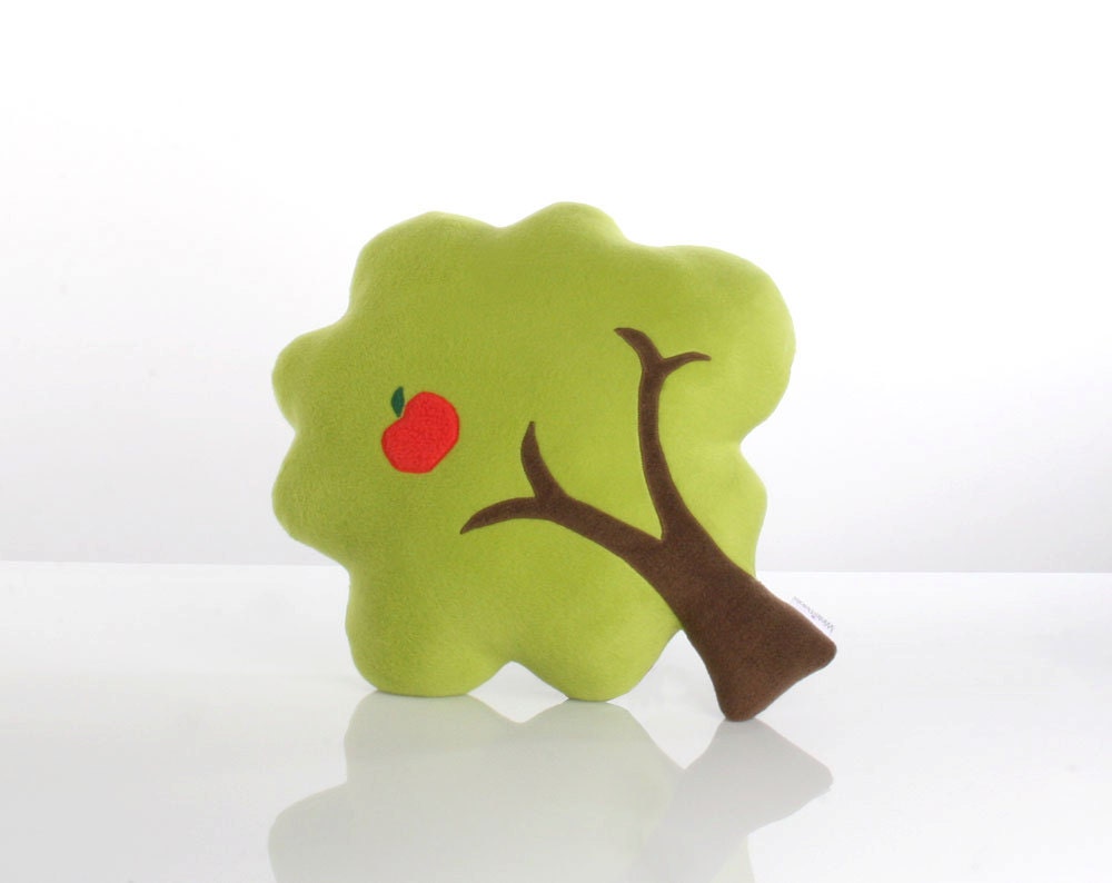 Apple Tree Pillow - Nursery Decor - Kids Pillow - Etsy