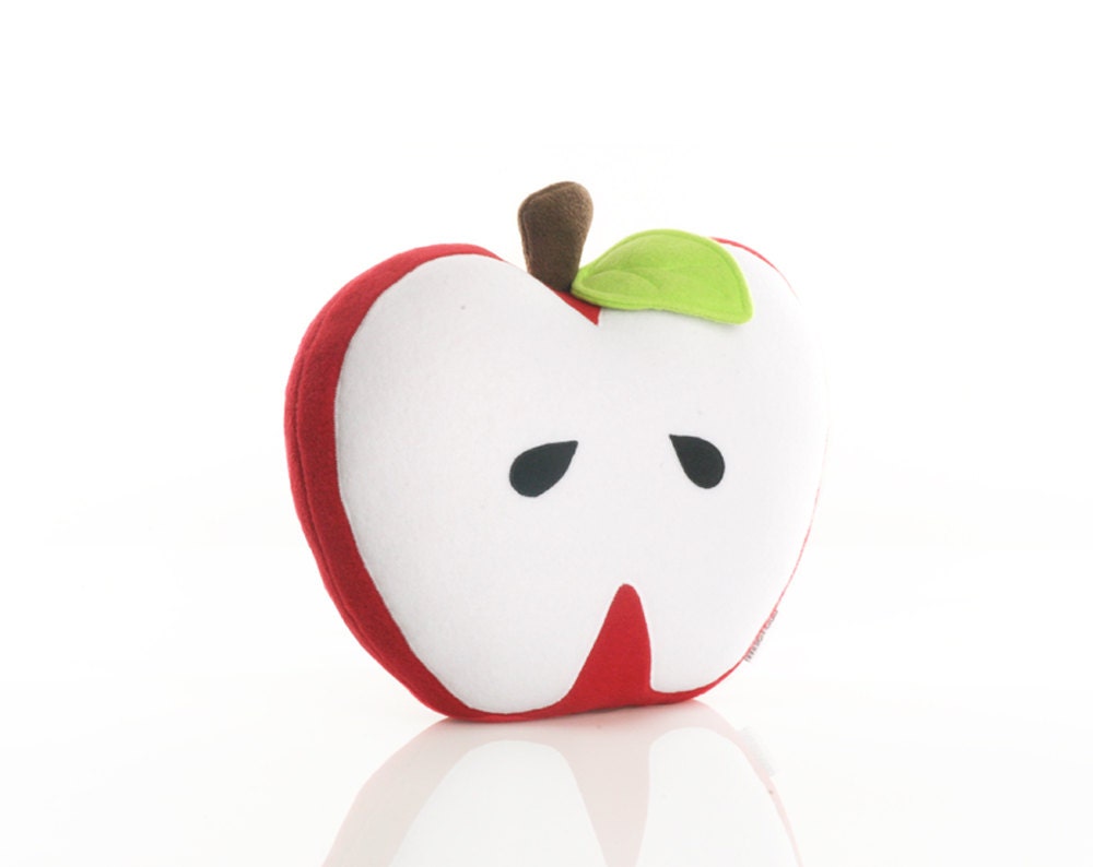Decorative Pillow - Apple Pillow - Etsy