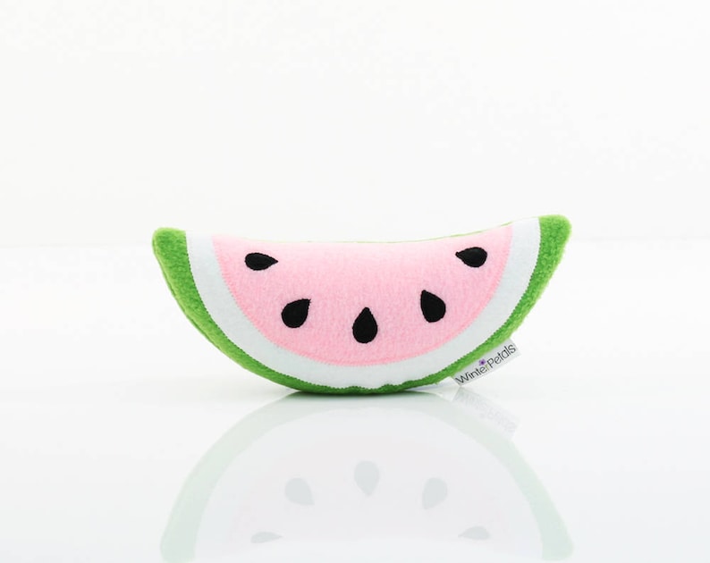 Watermelon Plush - Watermelon Toy (green/white/pink) - Etsy