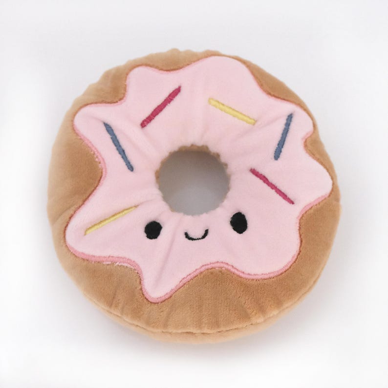 Donut Plush Prototype A – Handmade Sweet Plushie, Soft Treat Decor ...