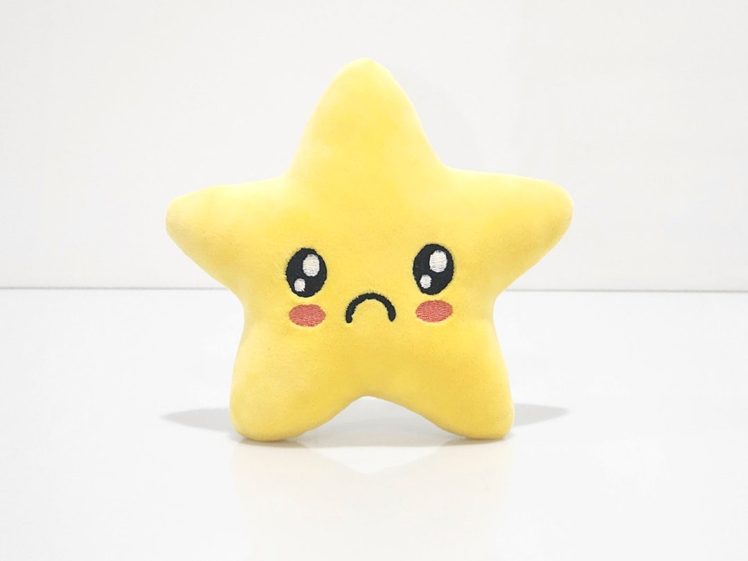 Sad Star Plush Cute Kawaii Plushie Stuffed Toy for Baby - Etsy