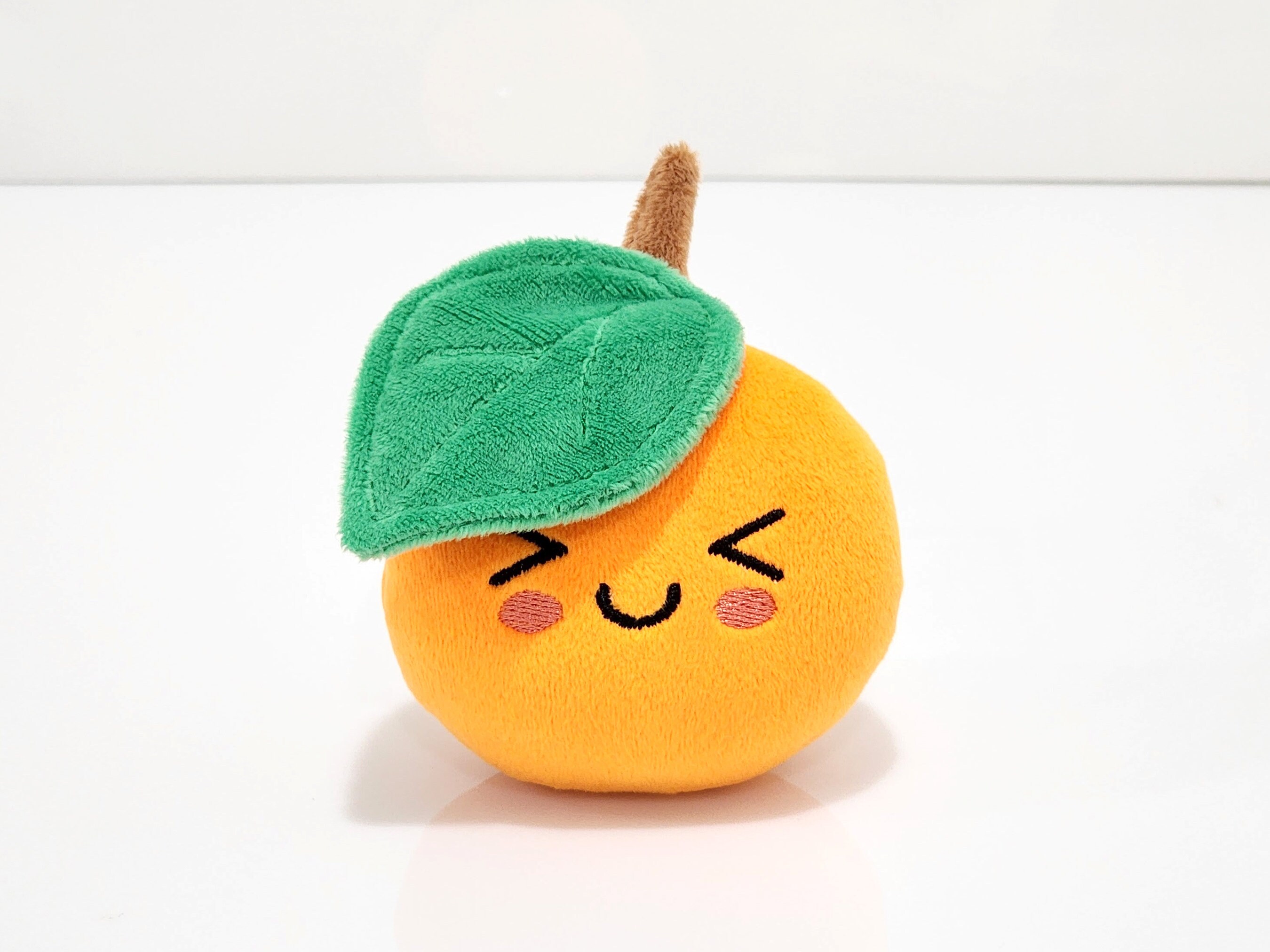 Cute Orange Plush Kawaii Fruit Plushie Gift for Babyshower Baby First ...