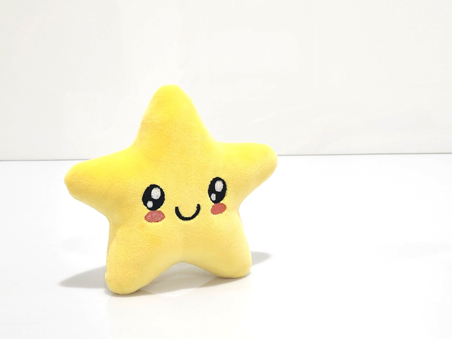 Happy Star Plush - Cute Handmade Plushie - Nursery Decor - Kawaii Baby ...