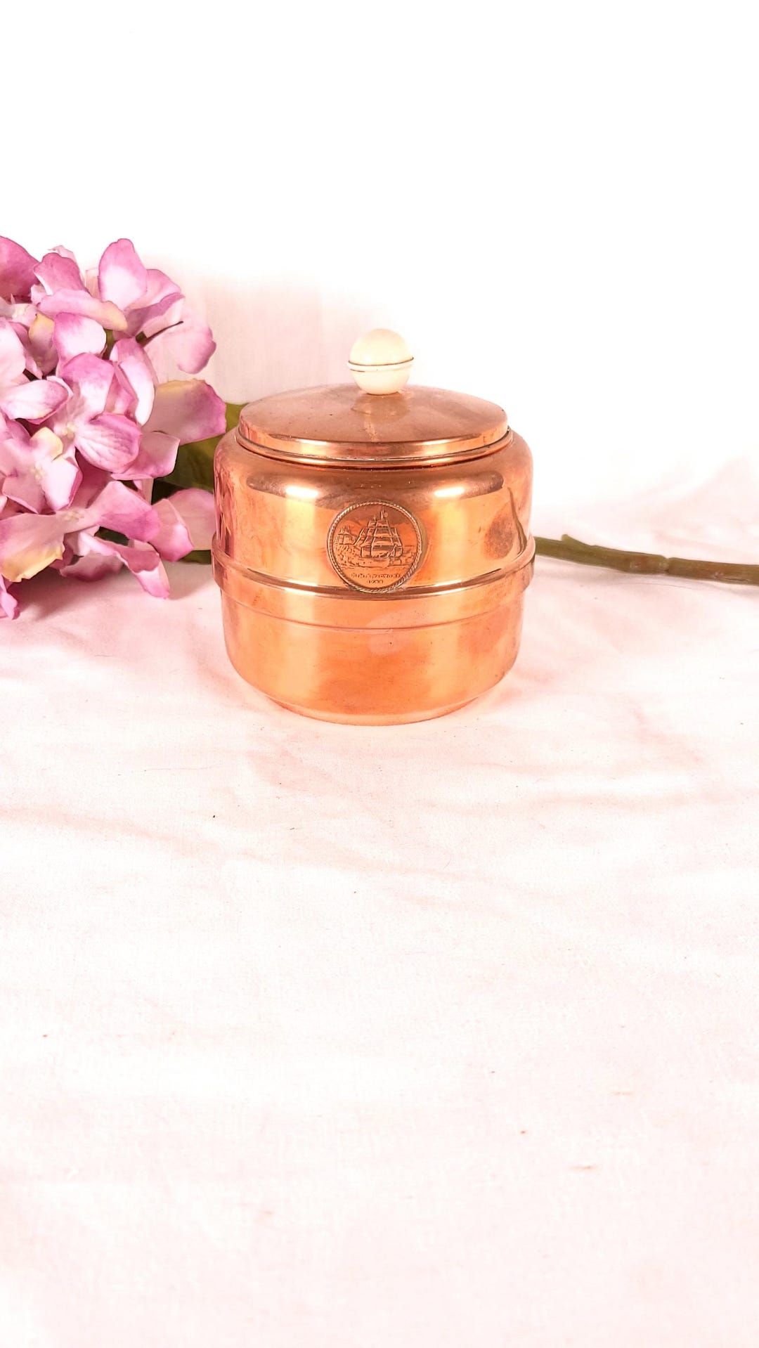 Antique HMS Victory Brass Tea Caddy - Etsy
