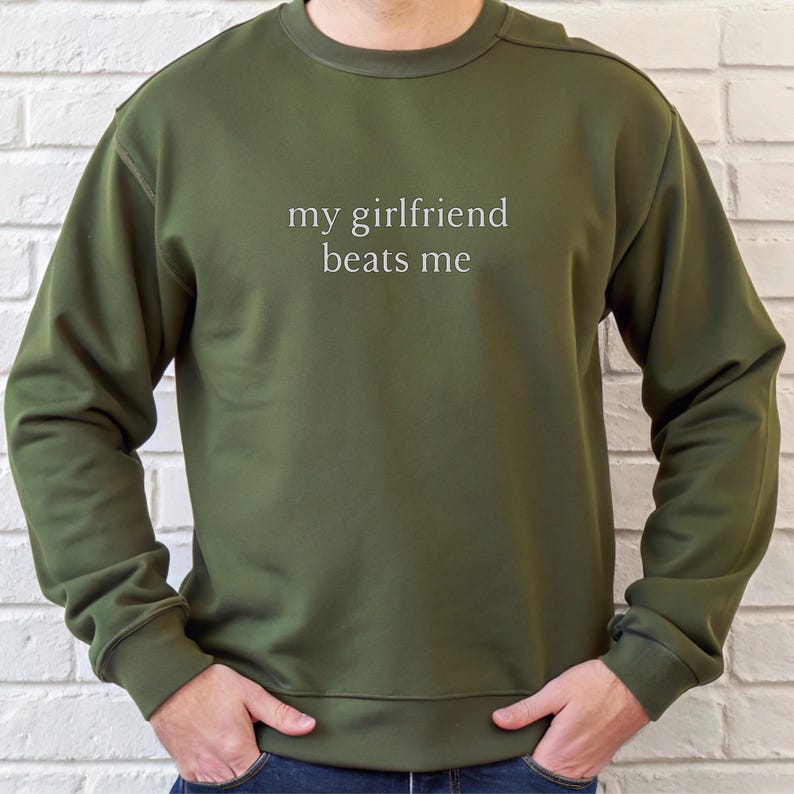 Comfort Colors 'my Girlfriend Beats Me' Sarcastic Humor Tee, Funny ...