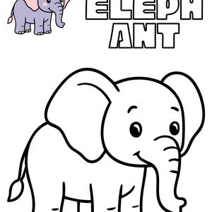 Animal Coloring Book - Cozy Digital Coloring Book for Kids Ages 3-7 ...
