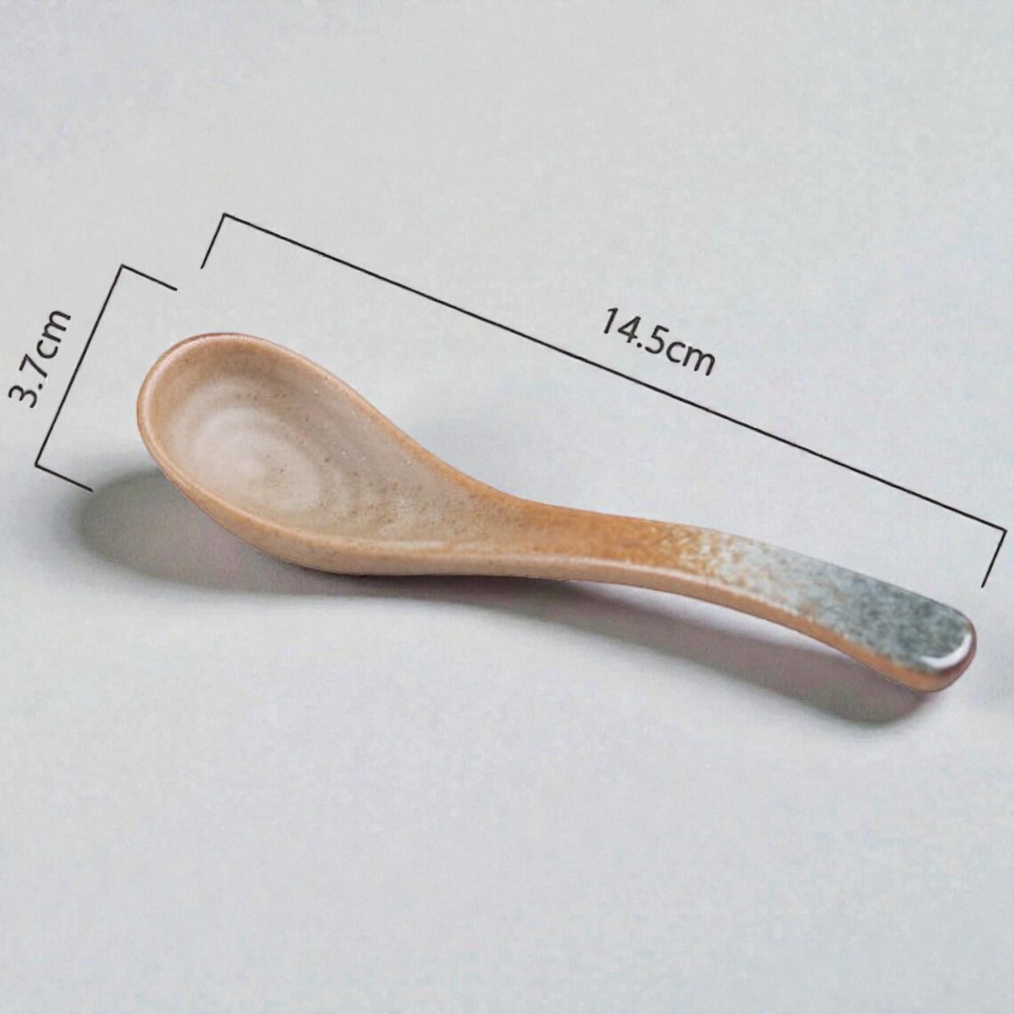 Japanese Style Ceramic Ramen Spoon • Elegant Asian Soup Spoon - Etsy