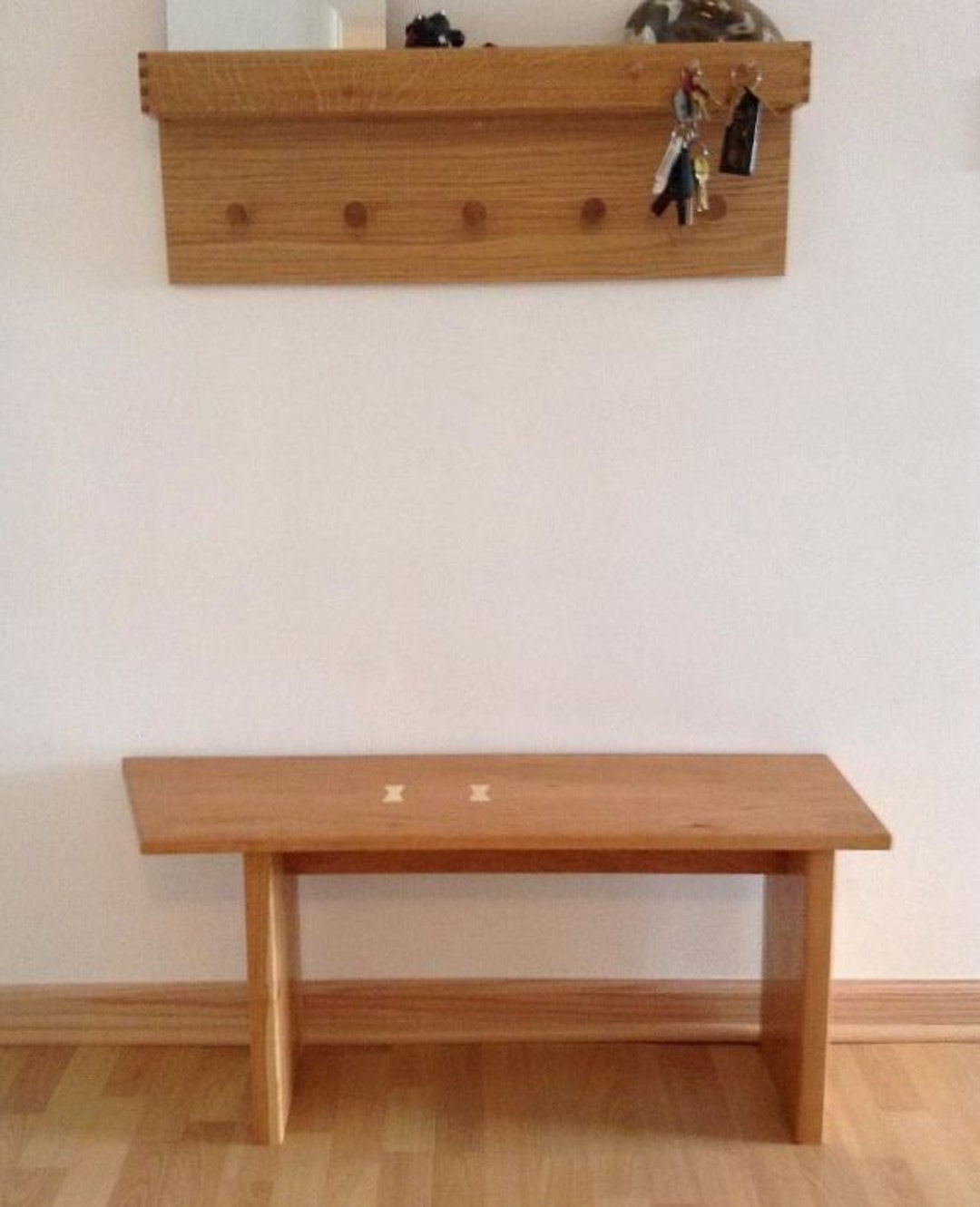 Mid Century Studio Modern Style Gallery Entry Shoe Bench Coffee or ...