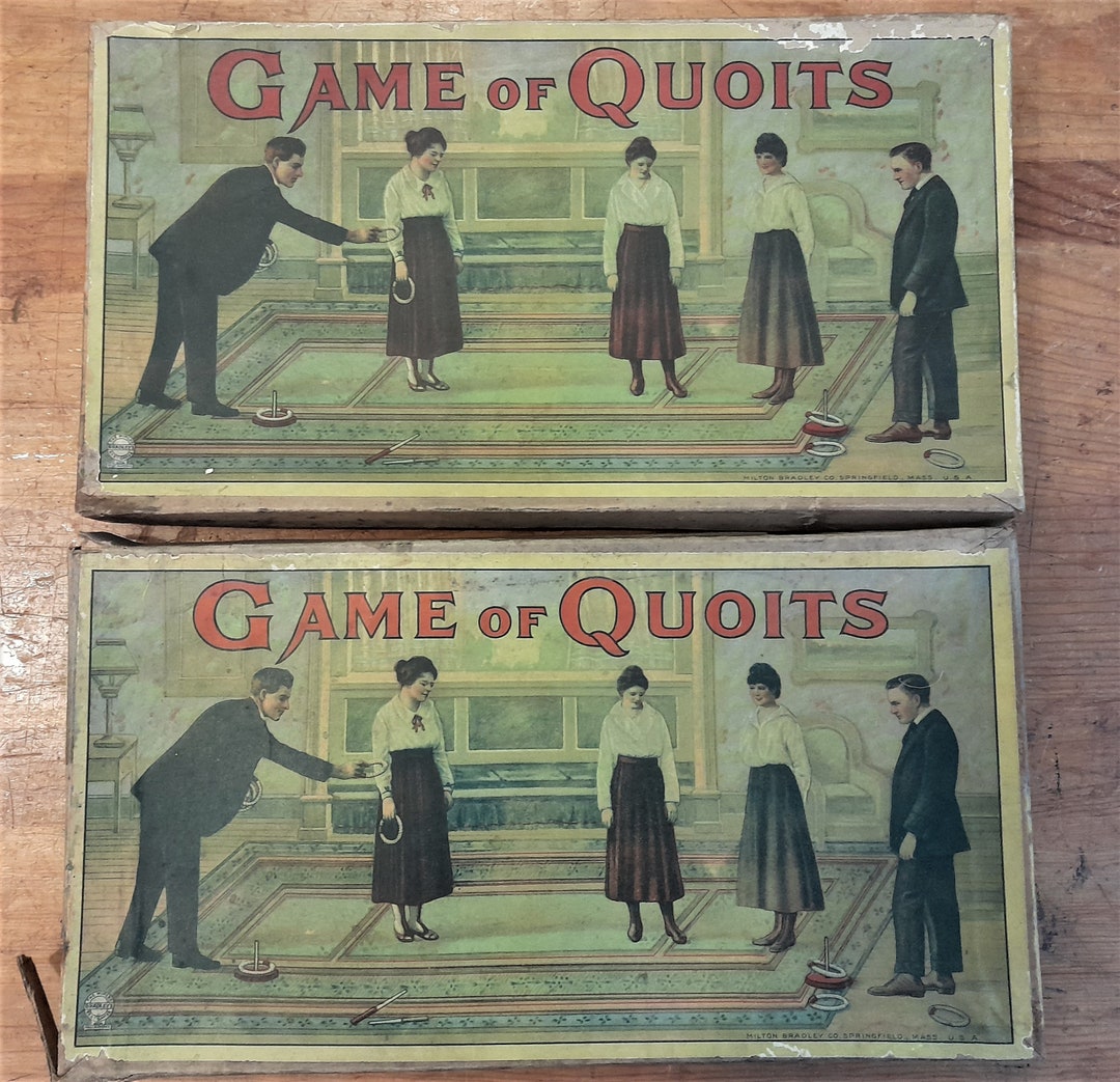 Pair of Antique 1920's Milton Bradley Quoits Games in Boxes - Etsy