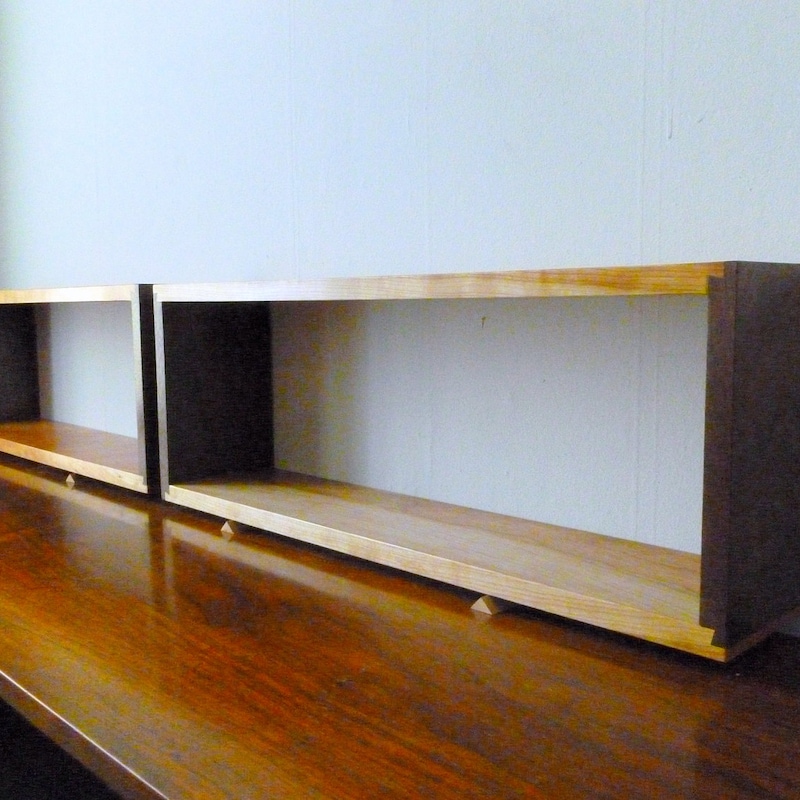 Wood Box Shelves - Etsy