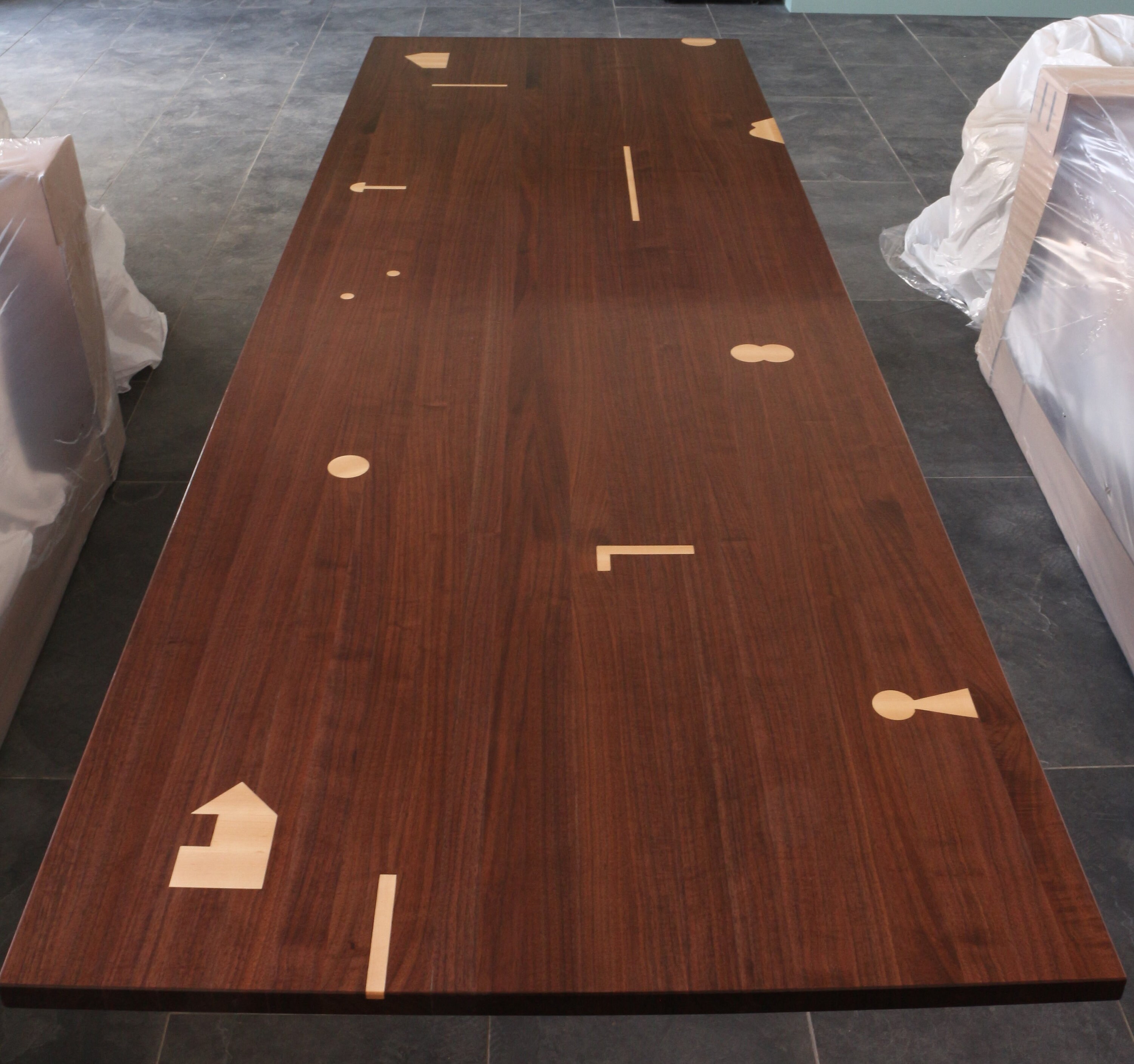 Custom Modern Contemporary Solid Walnut Dining Table - Etsy