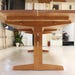 Custom Solid Wood Knockdown Trestle Dining Table Traditional Japanese ...