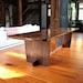 Live Edge Solid Walnut 10 Foot Dining Table Inspired by George Nakashima Minguren II - Etsy