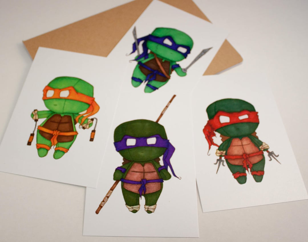 Mini Teenage Mutant Ninja Turtles Set - 4x6 Print [ TMNT / Fan Art ...