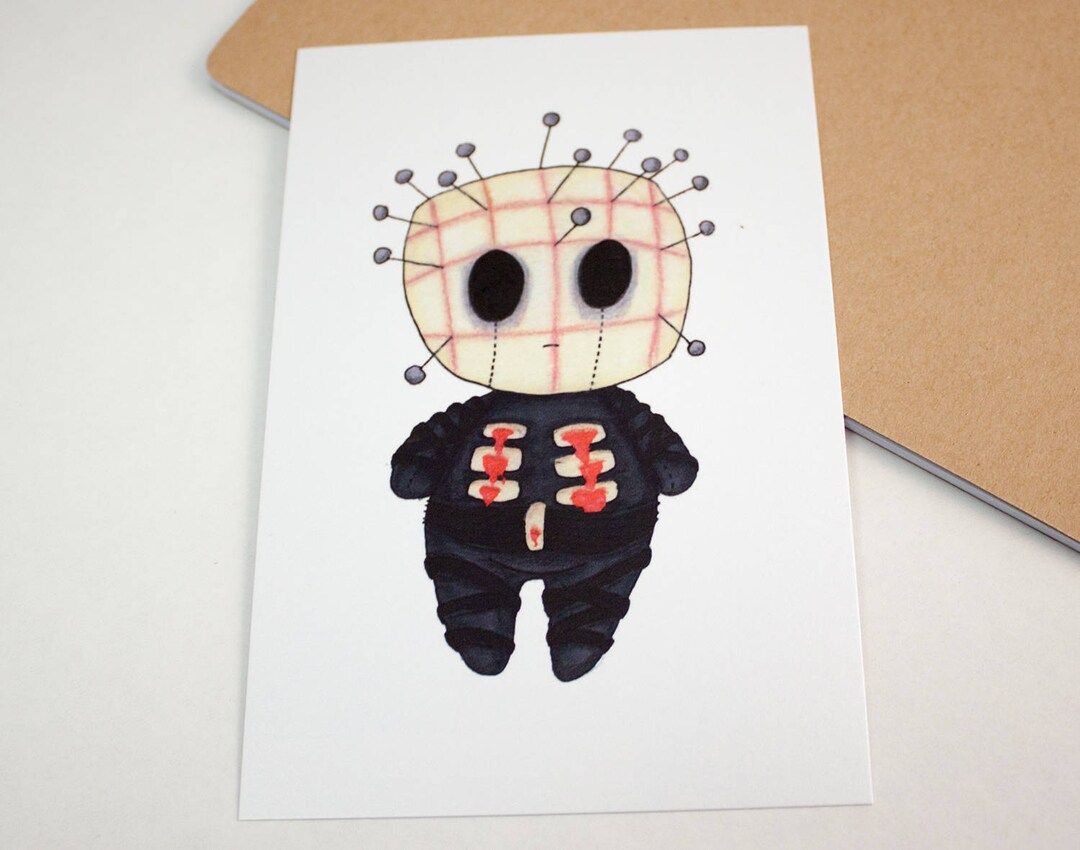 Mini Pinhead - 4x6 Print [ Hellraiser / Fan Art / Chibi ] - Etsy