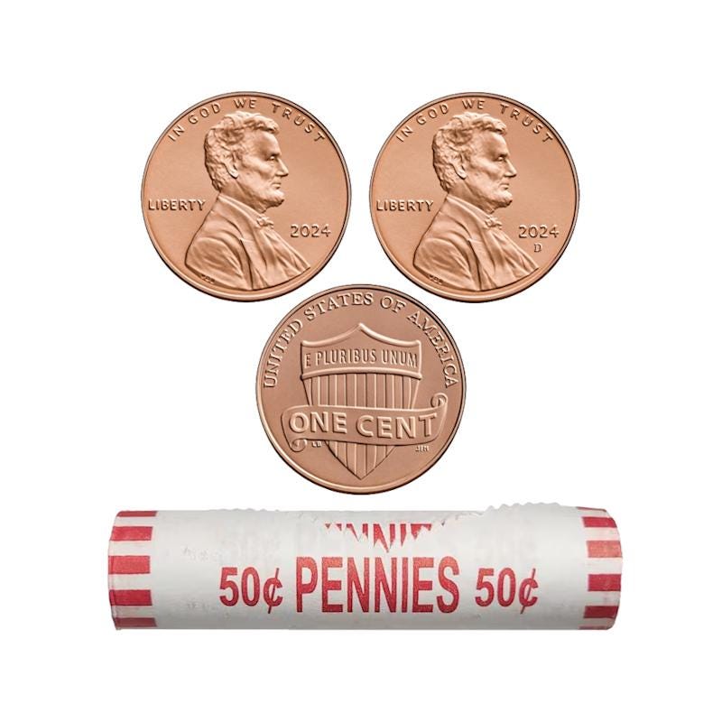 2025 Pennies Roll - Etsy