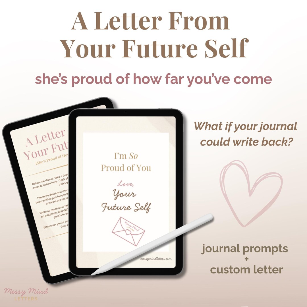 A Letter From Your Future Self | Hope & Encouragement Journal Prompts ...