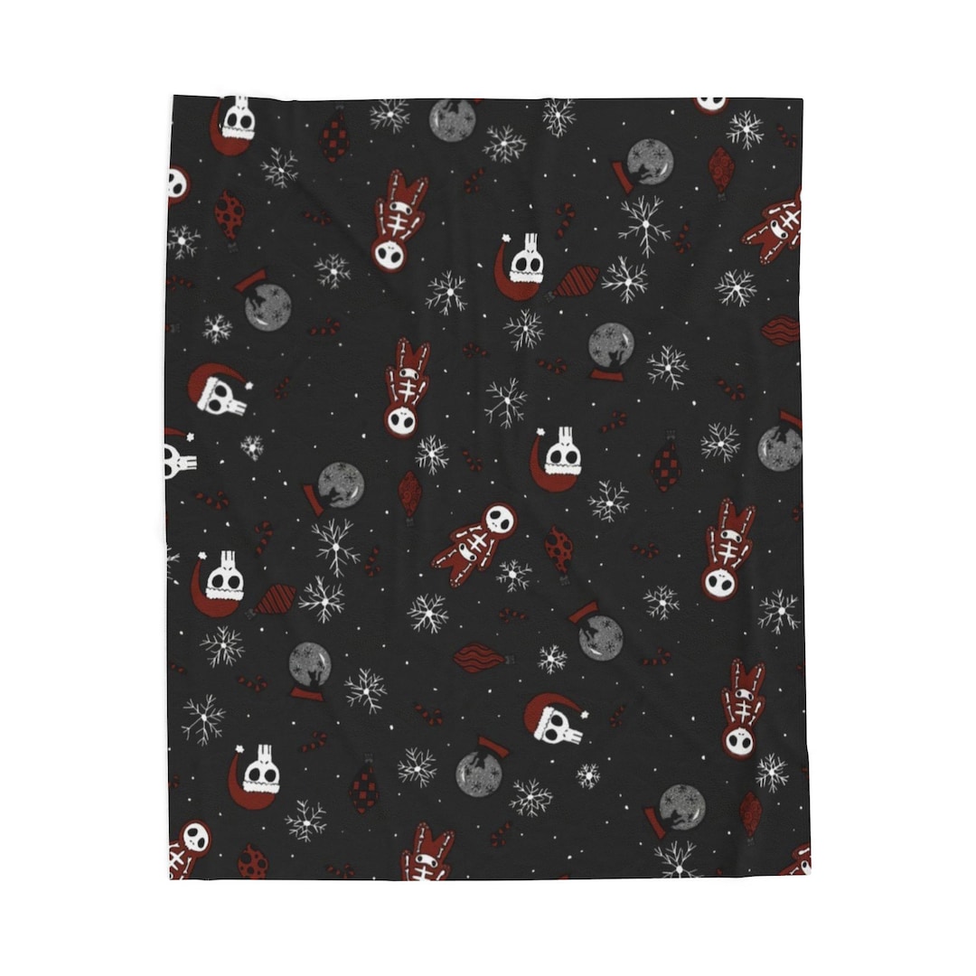 Gothic|emo|scene Christmas Velveteen Plush Throw Blanket - Etsy