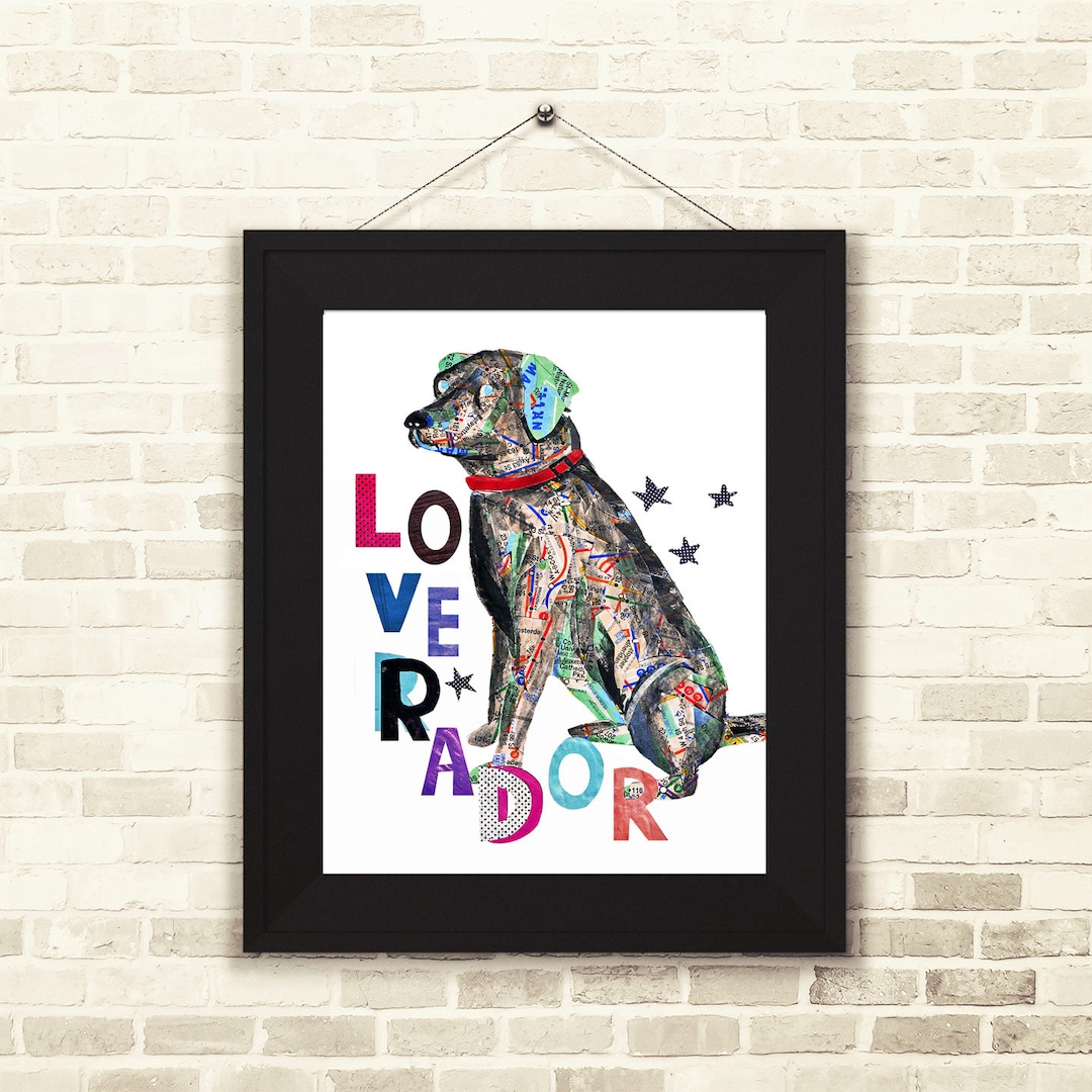 NYC Subway Map Dog "love Labrador" - Etsy