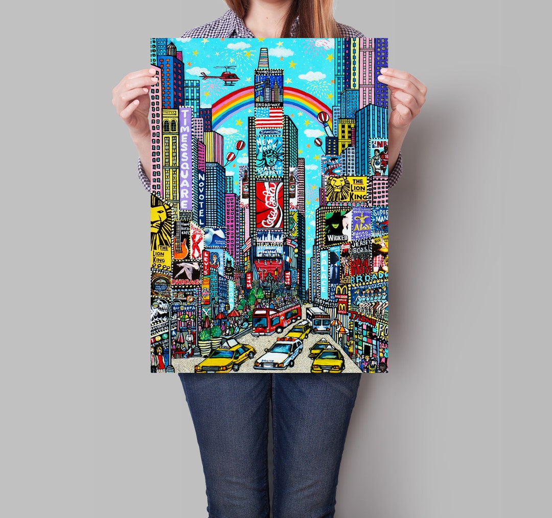 Times Square ART- Times Square Print-giclee Print Art-new York Art ...