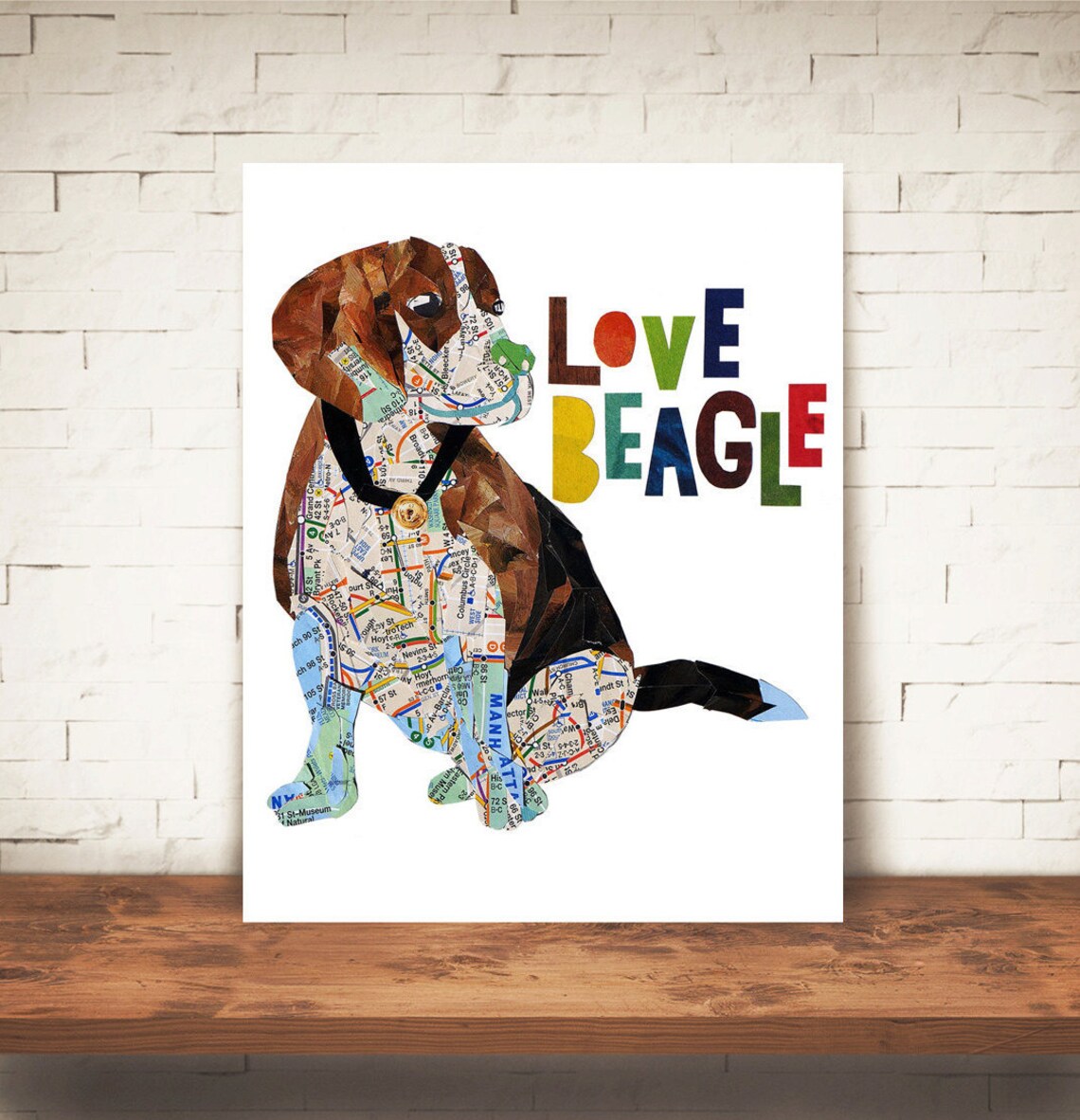 Beagle-beagle Dog Art-dog Art dog Decor-beagle Gift-gift for - Etsy