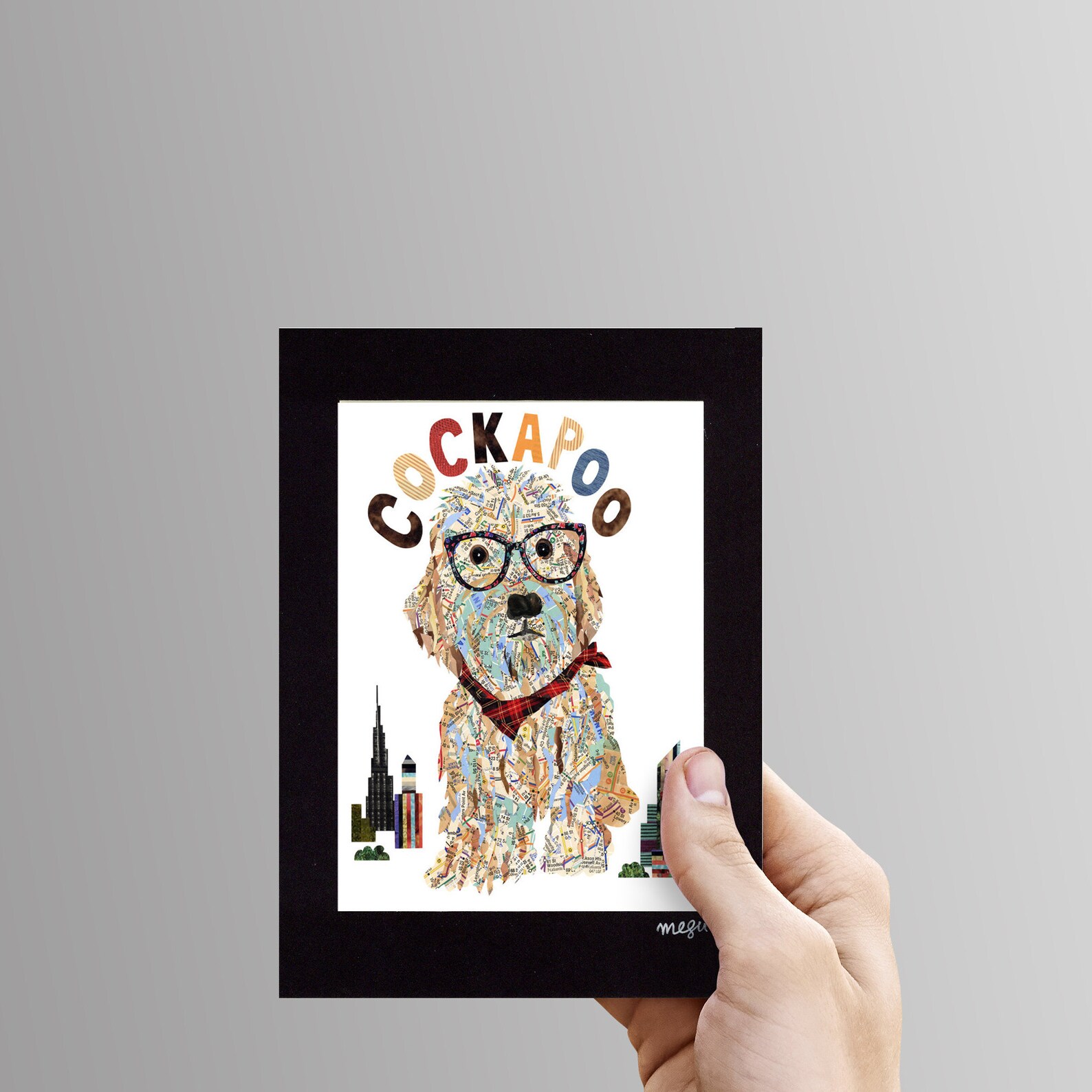 Cockapoo Art/cockapoo Art Print - Etsy