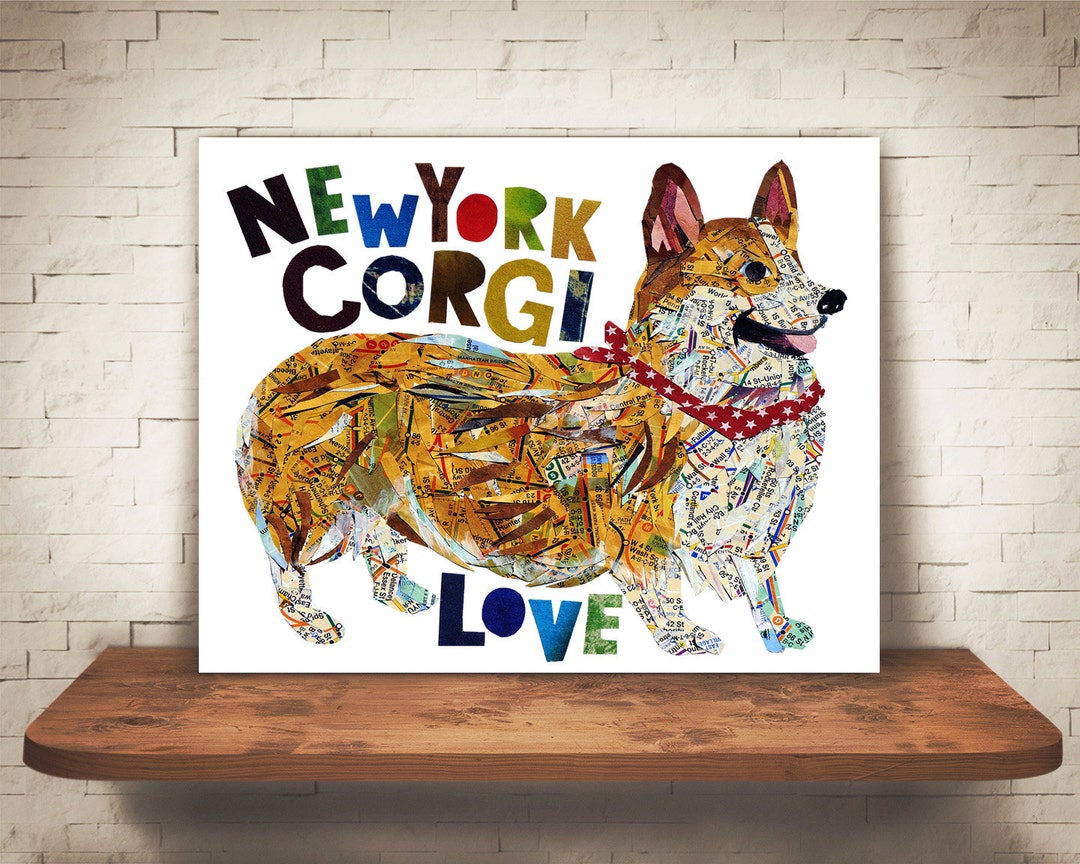 Corgi Art-corgi Print -dog Art- Dog Decor-corgi Gift-gift for Mom-corgi ...