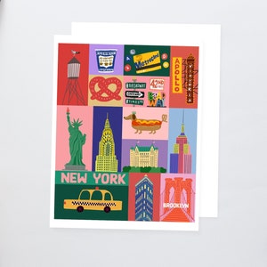 NYC Art Print/new York Illustration /new York Print Wall Art/art Print ...