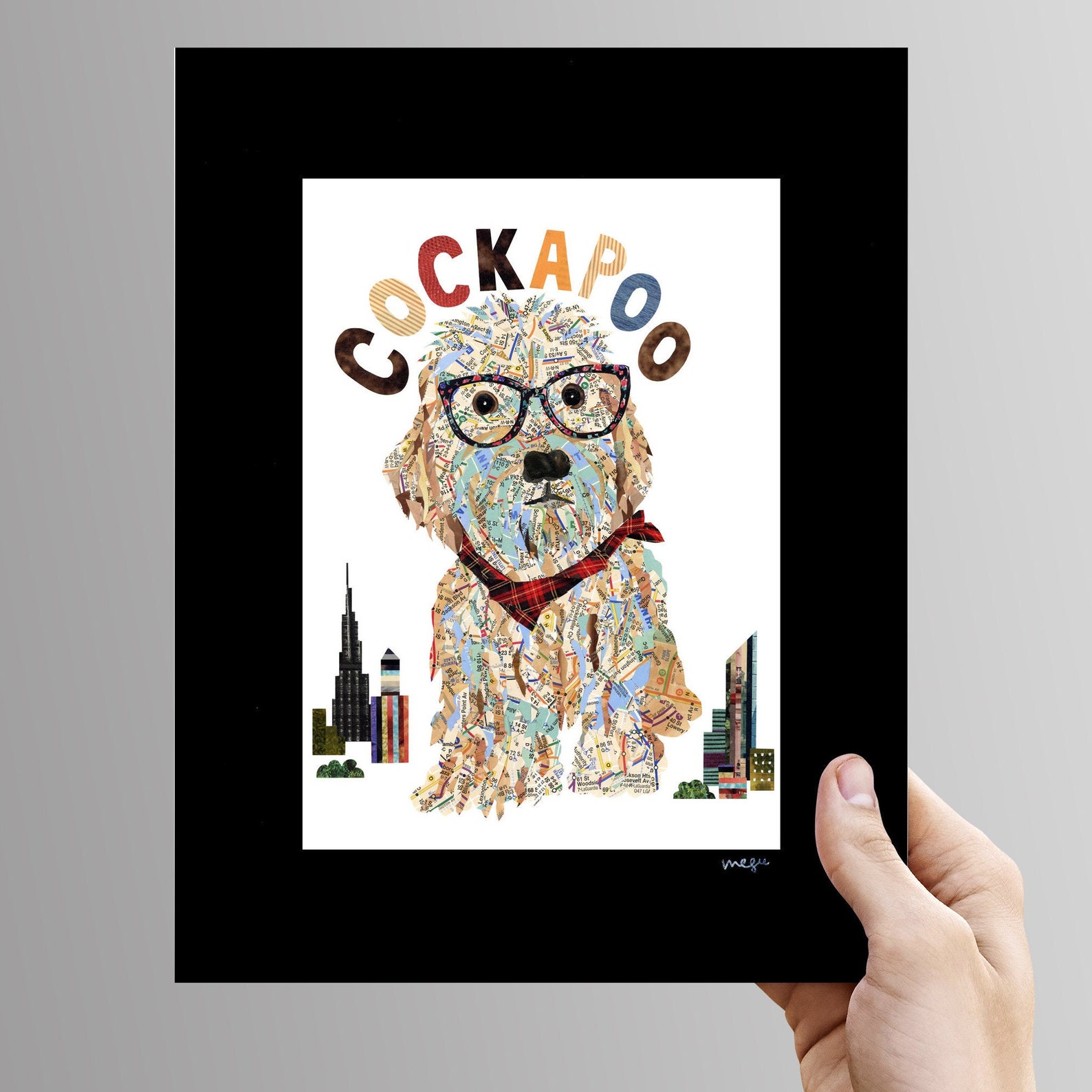 Cockapoo Art/cockapoo Art Print - Etsy