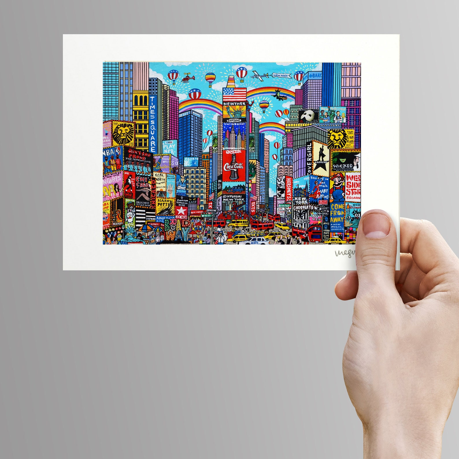 Times Square Art / Times Square Art Print/new York Art Home/times ...