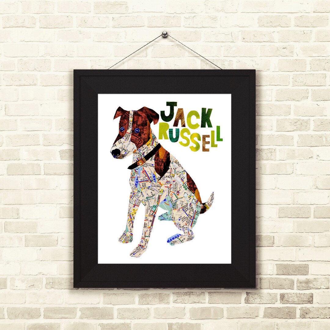 Jack Russell-jack Russell Art Print-jack Russell Gift-dog Gift-jack ...