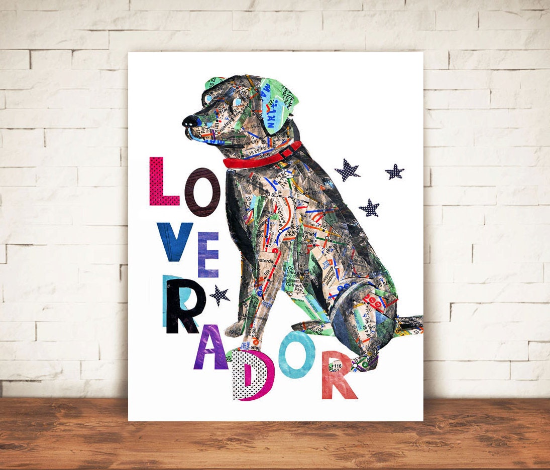 NYC Subway Map Dog love Labrador - Etsy