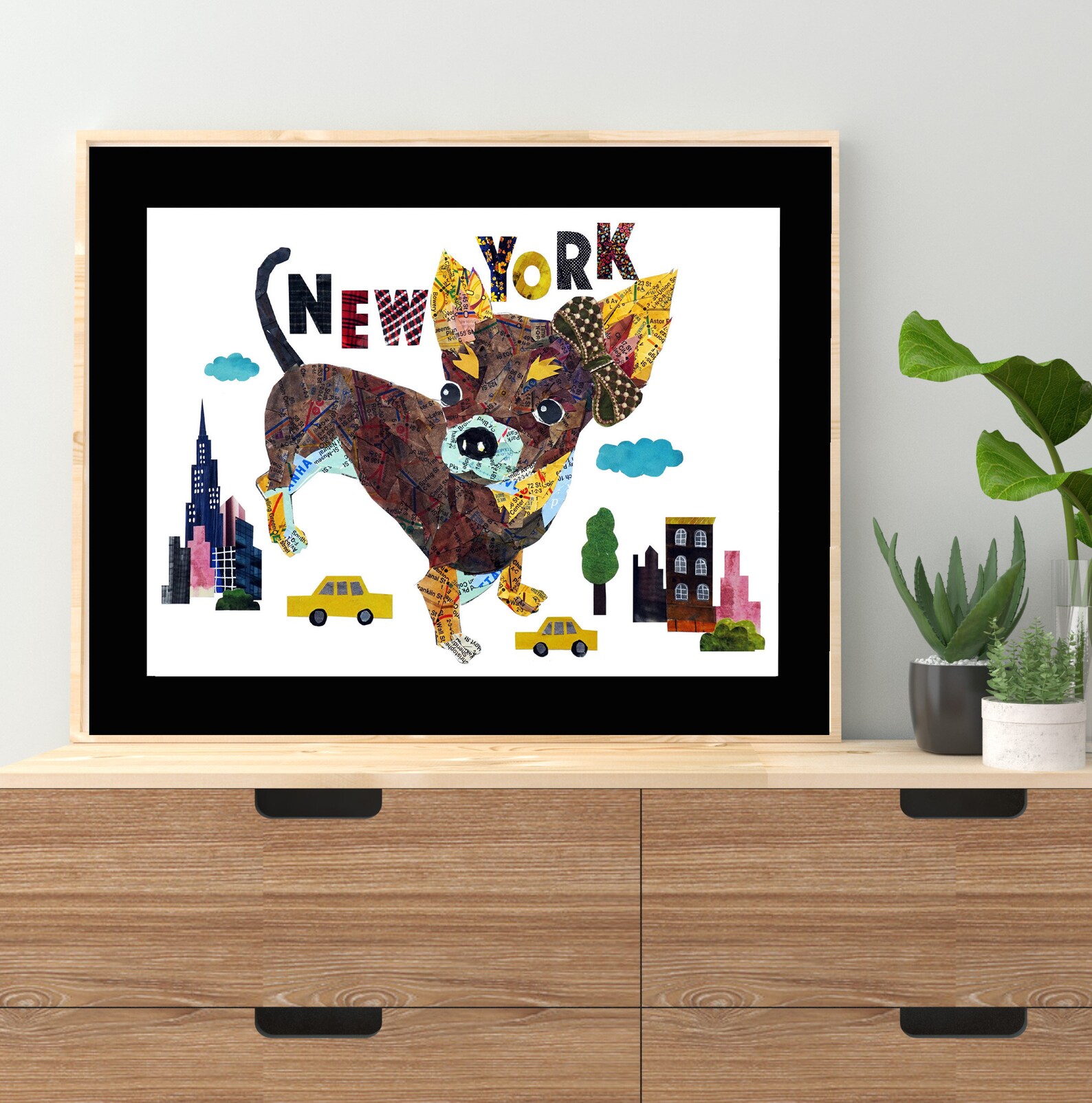Map Dog New York CHIHUAHUA - Etsy
