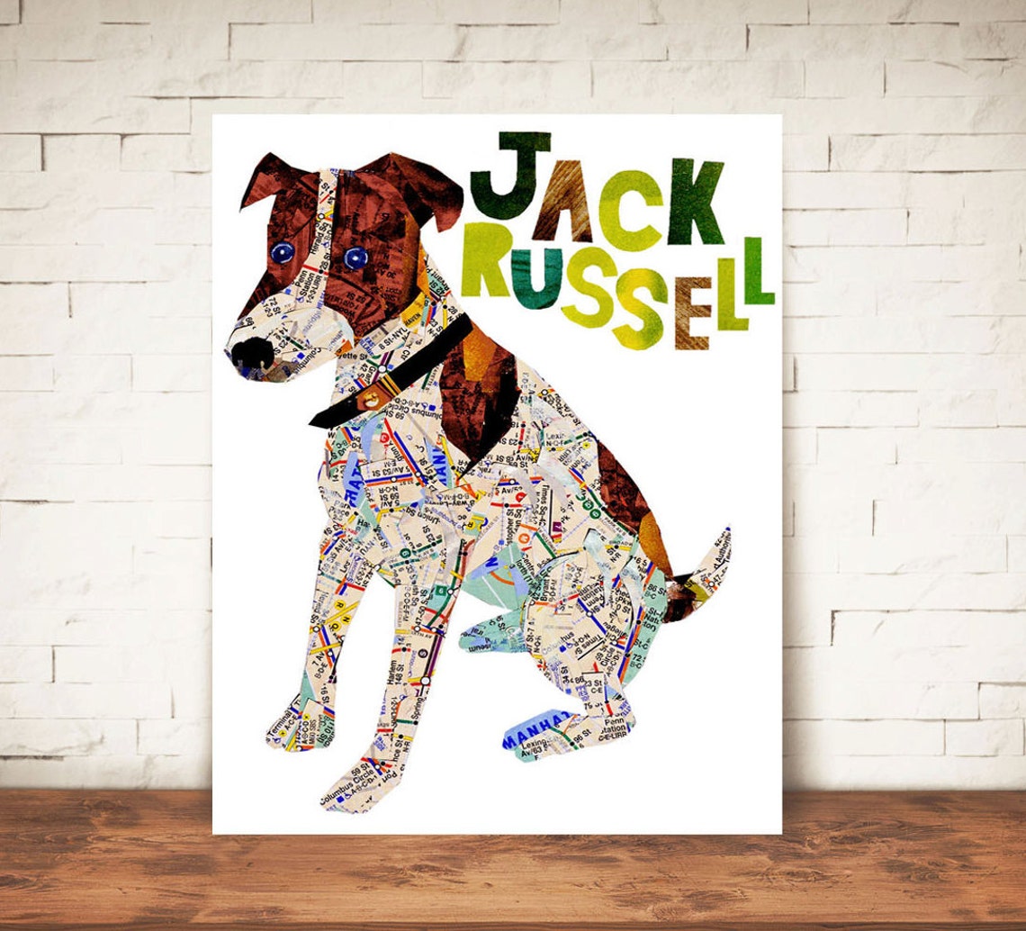 Jack Russell-jack Russell Art Print-jack Russell Gift-dog Gift-jack ...