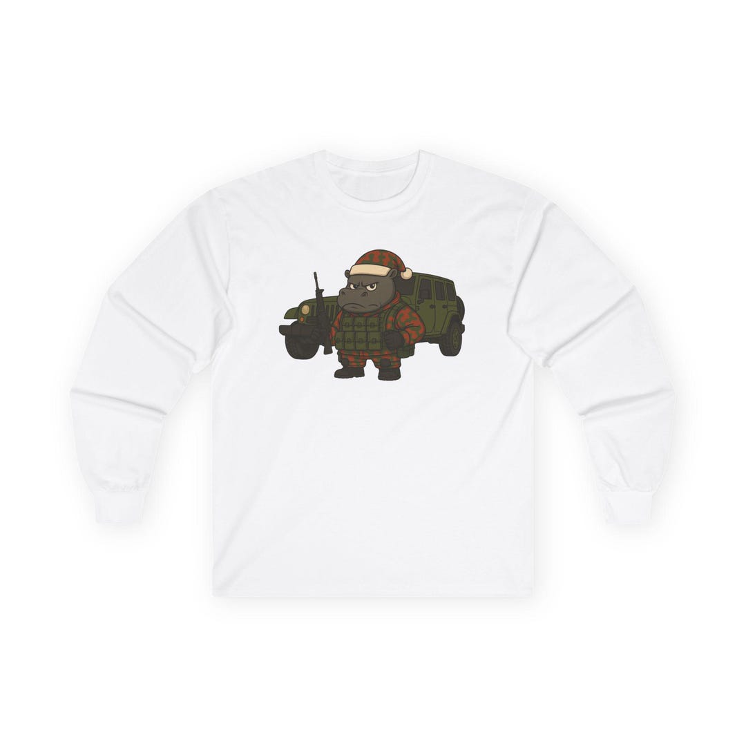 Hippo Military Combat Tactical EDC Rifle Gun Christmas Holiday Funny ...