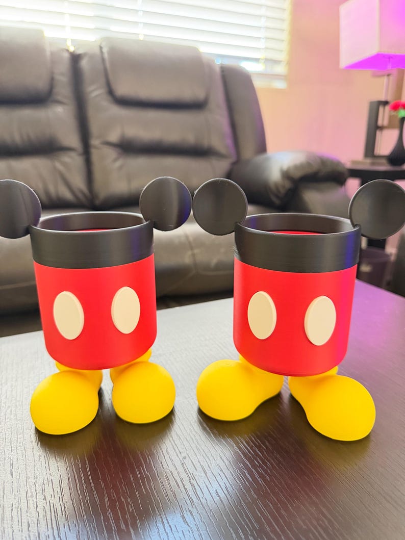 3D Printed Mickey Mouse Pen Holder - Etsy