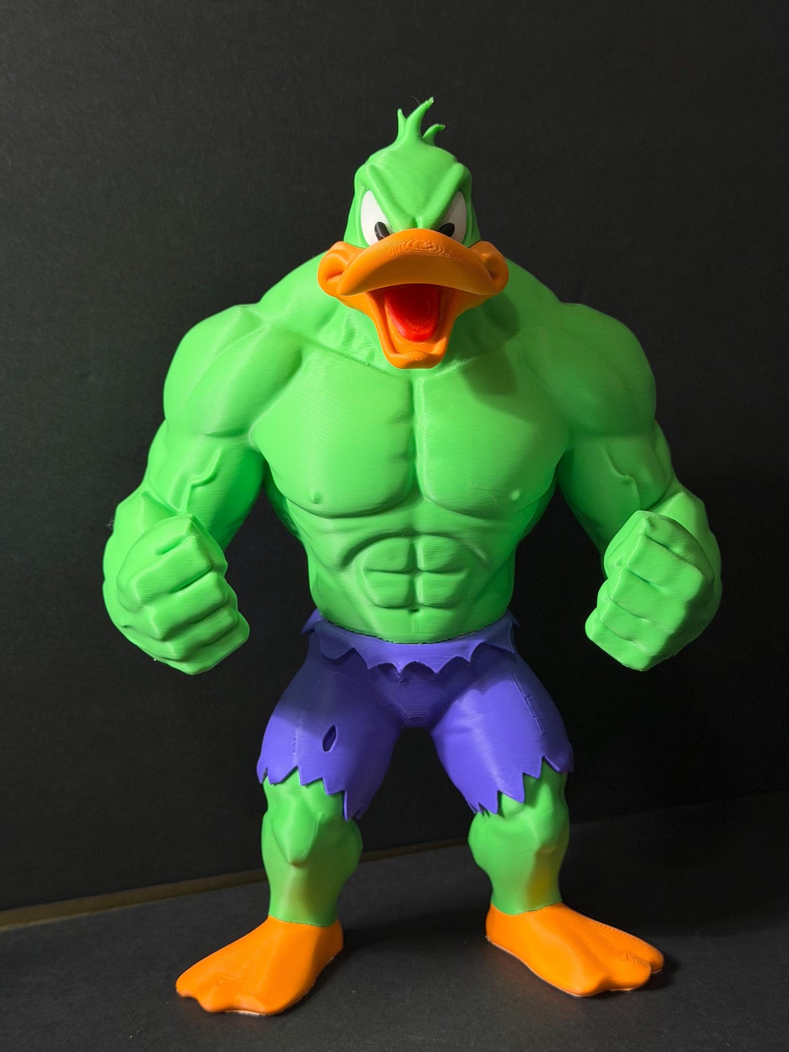 3D Printed Hulk Daffy Duck - Etsy