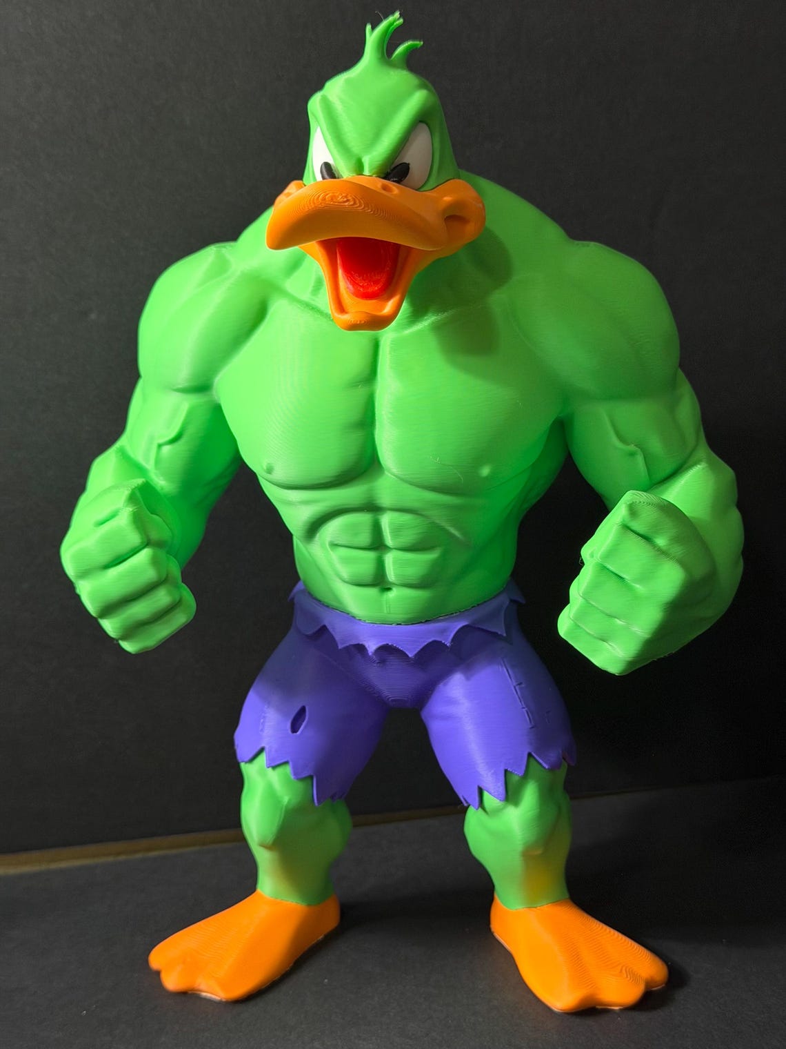 3D Printed Hulk Daffy Duck - Etsy